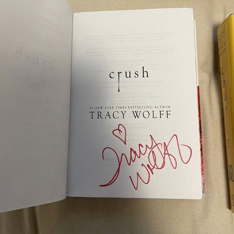 Tracy Wolff Crave Series signed book set by Tracy wolff, Hardcover ...