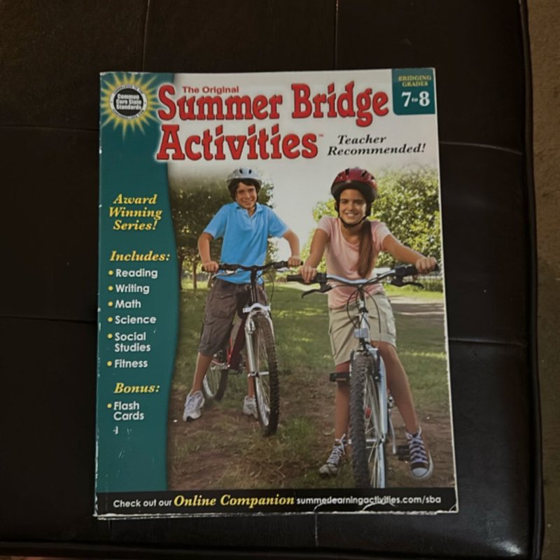 Summer Bridge Activities, Grades 7 - 8 by Summer Bridge Activities