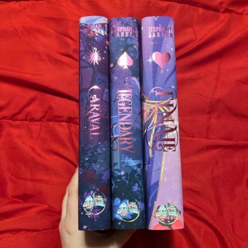 Caraval Acrylipics Special Edition Set by Stephanie Garber, Hardcover ...