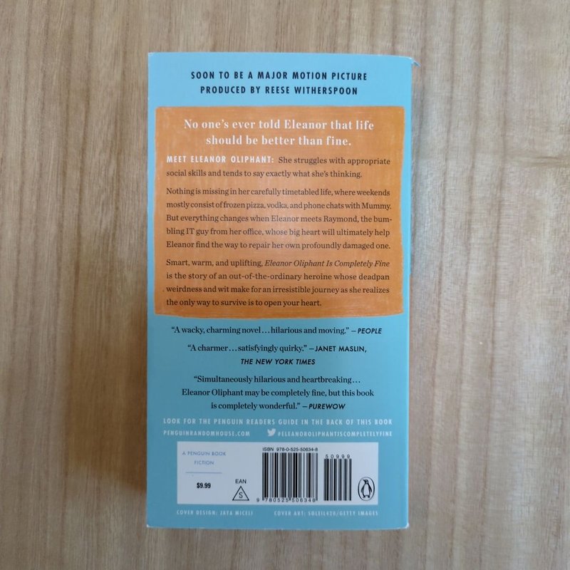 Eleanor Oliphant Is Completely Fine by Gail Honeyman, Paperback ...