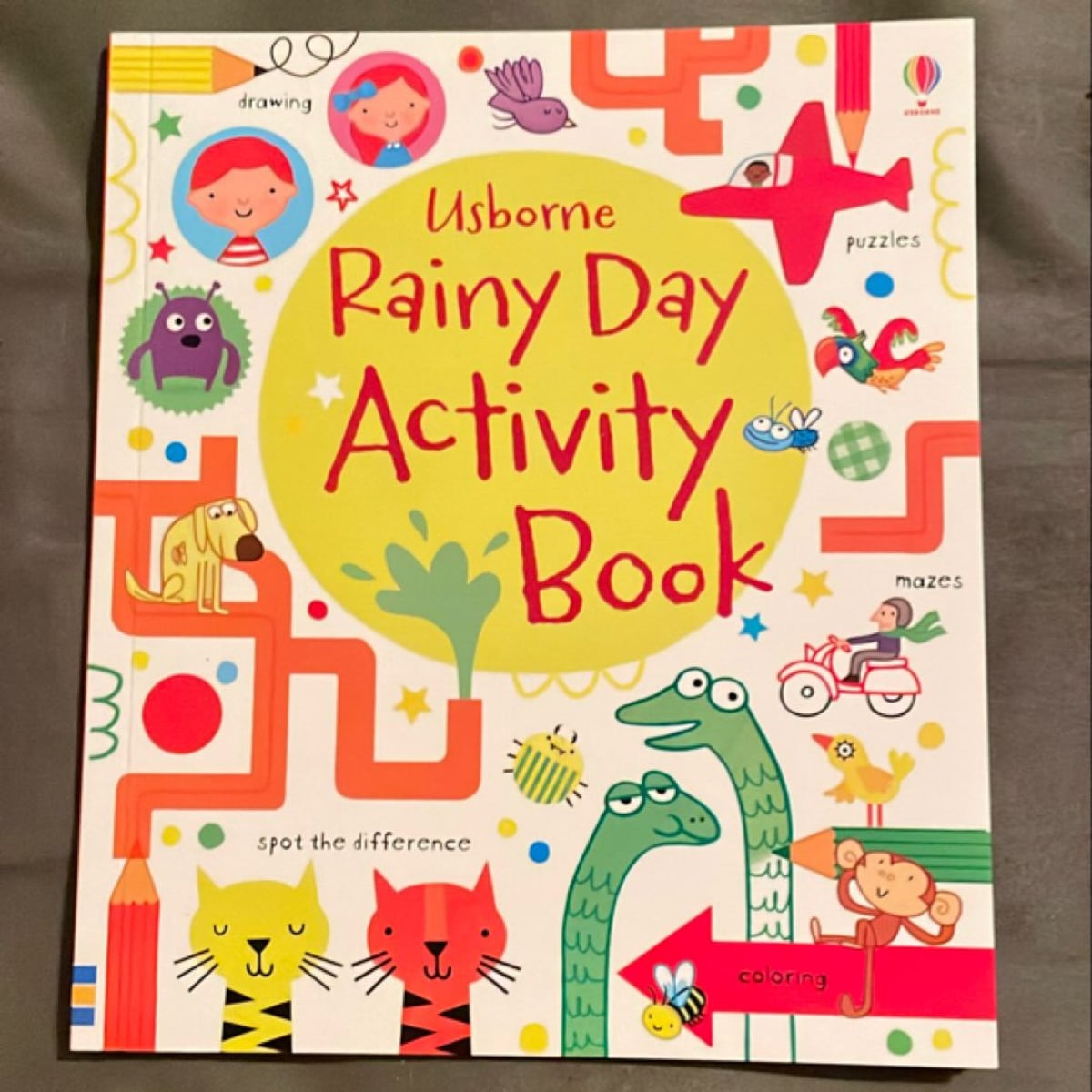 Usborne Rainy Day Activity Book by Anna Weltman