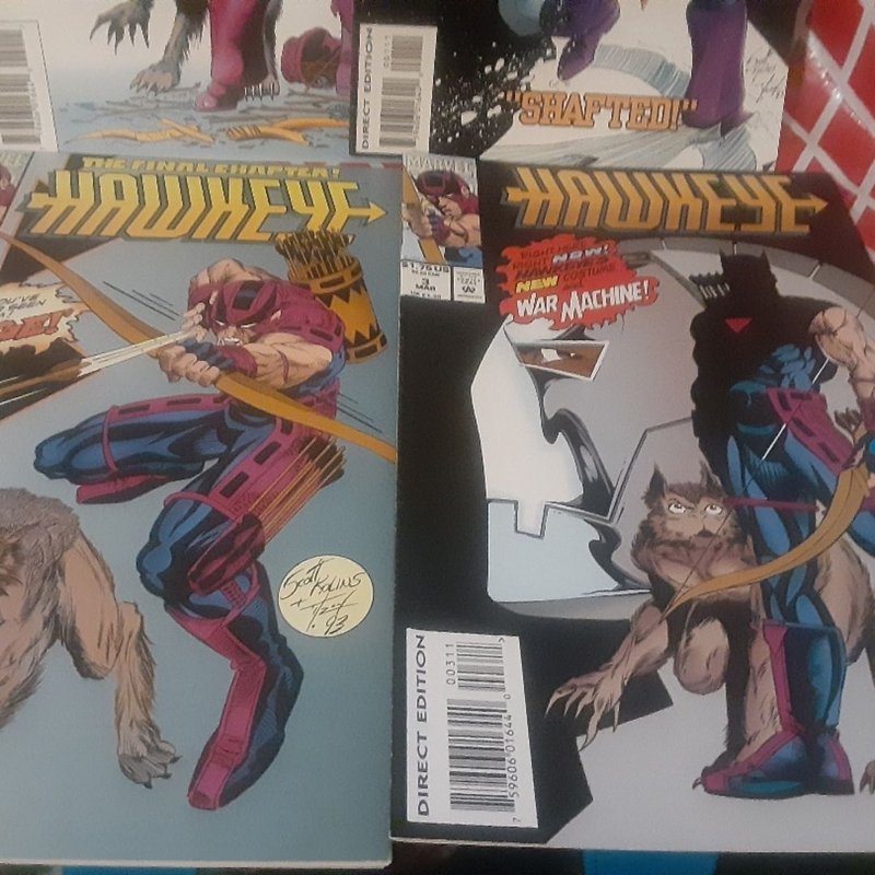 Hawkeye 1993 Marvel Comics mini series Chuck Dixon and Scott Kolins by ...