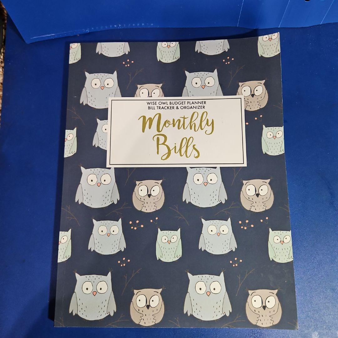 Wise Owl Budget Planner, Bill Tracker & Organizer: Monthly Bills ...
