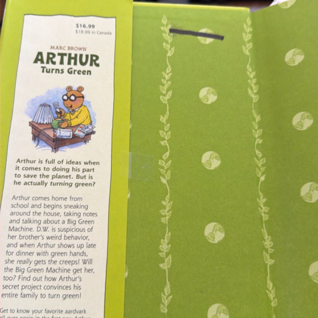 Arthur Turns Green by Marc Brown