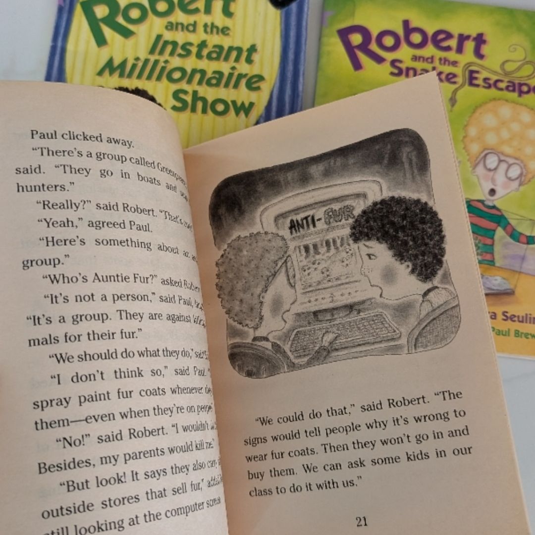 Robert Books Bundle of 8 by Barbara Seuling; Illustrated by Paul Brewer ...