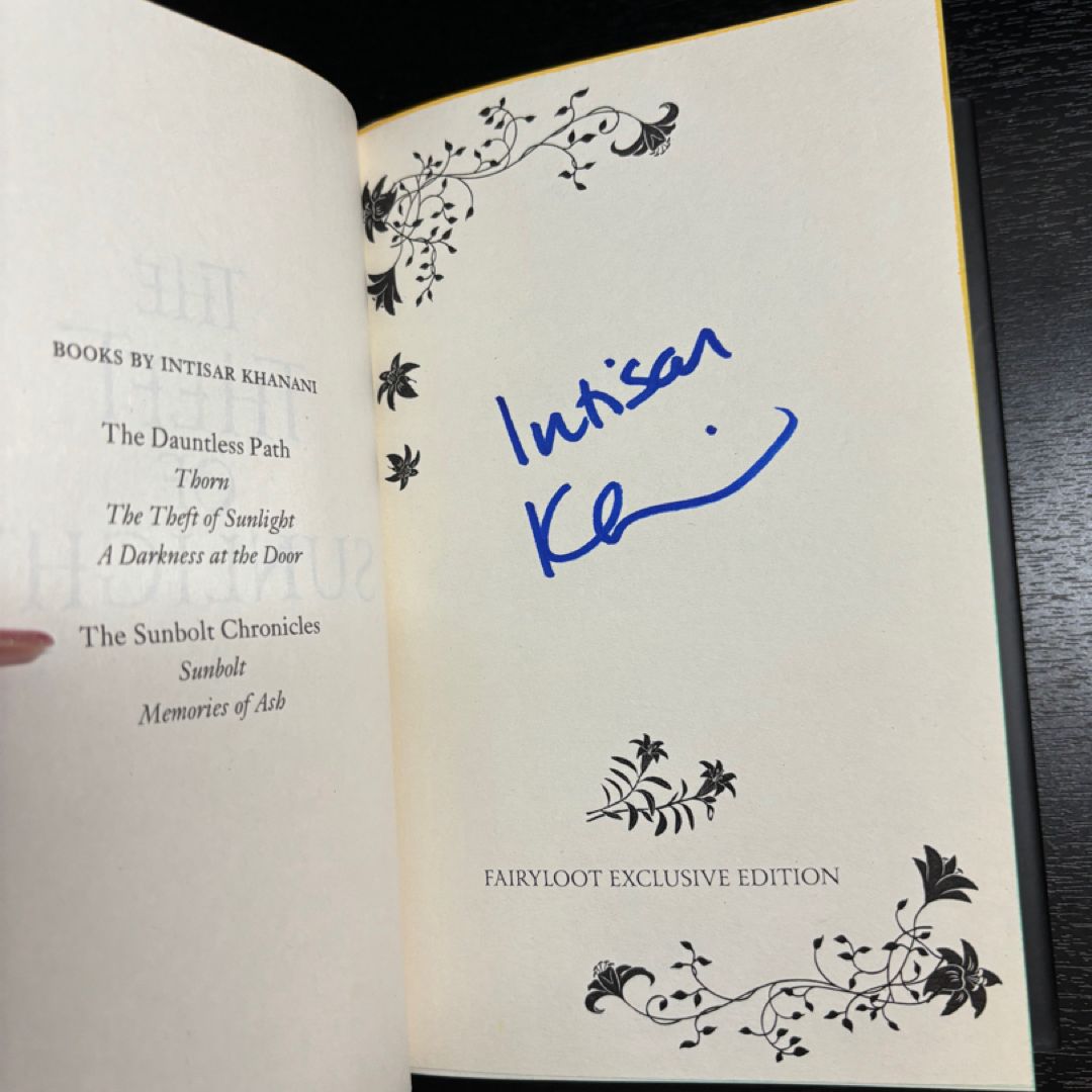 Fairyloot Exclusive edition of Dauntless Path Series by Intisar Khanani ...