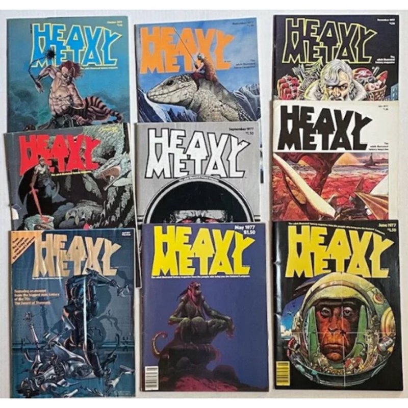 Heavy Metal Magazine Lot (50+ issues) by Heavy Metal , Paperback | Pangobooks