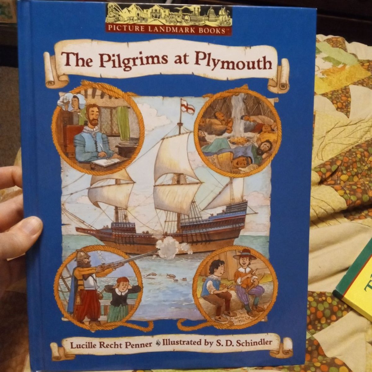 The Pilgrims at Plymouth by Lucille Recht Penner