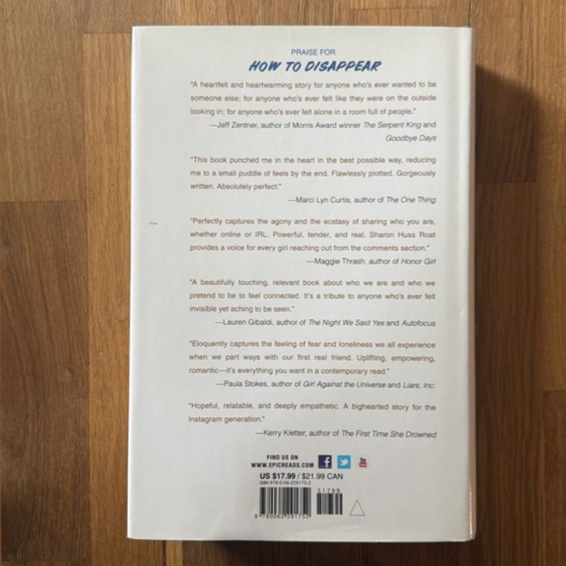 How to Disappear by Sharon Huss Roat