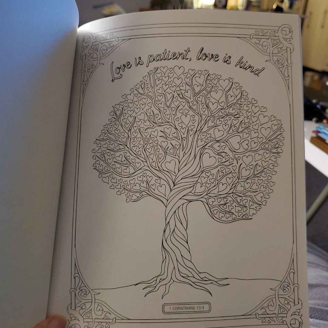 Creative Haven Beautiful Bible Blessings Coloring Book by Jessica ...
