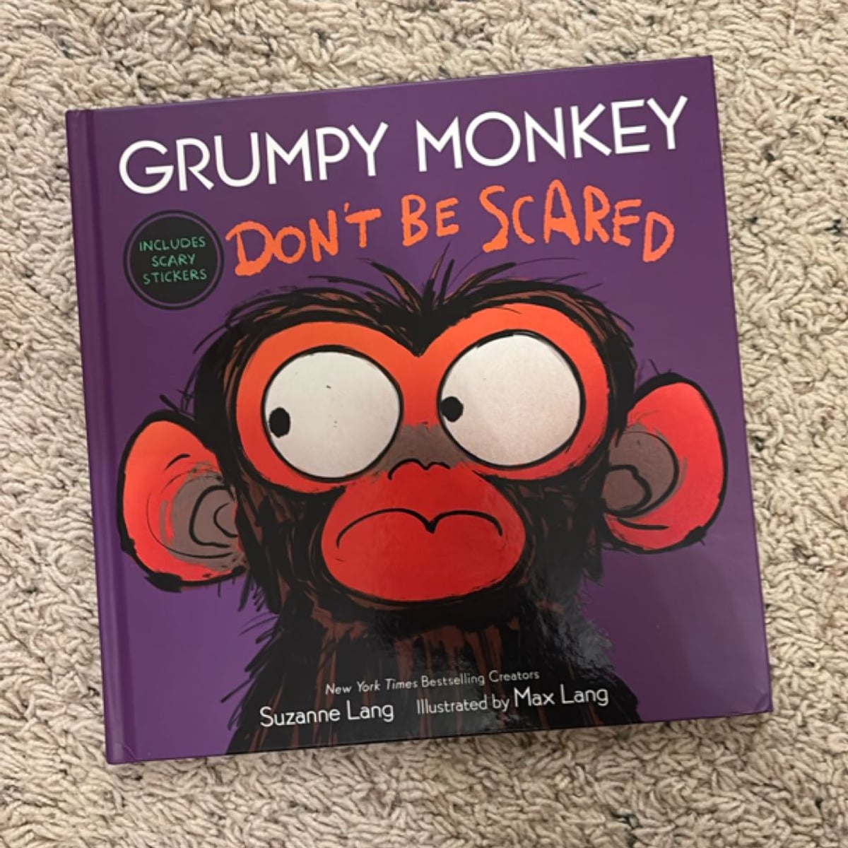 Grumpy Monkey Don't Be Scared by Suzanne Lang