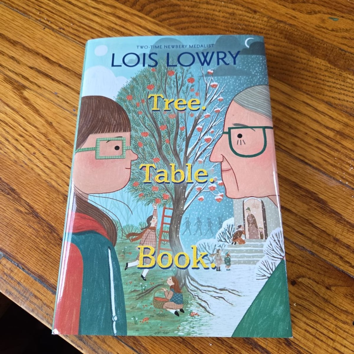 Tree. Table. Book by Lois Lowry