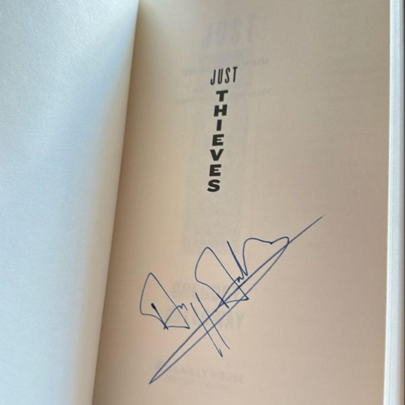 Just Thieves SIGNED by Gregory Galloway, Hardcover | Pangobooks