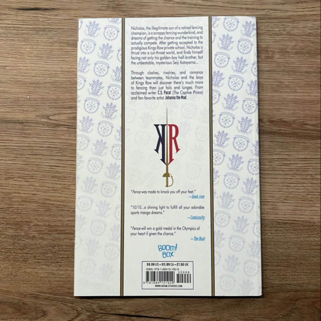 Fence Vol. 1 by C. S. Pacat, Rebecca Nalty