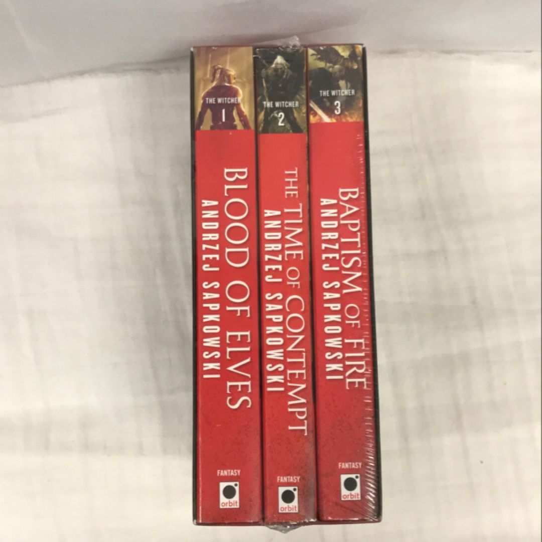 The Witcher Boxed Set: Blood of Elves, the Time of Contempt, Baptism of ...