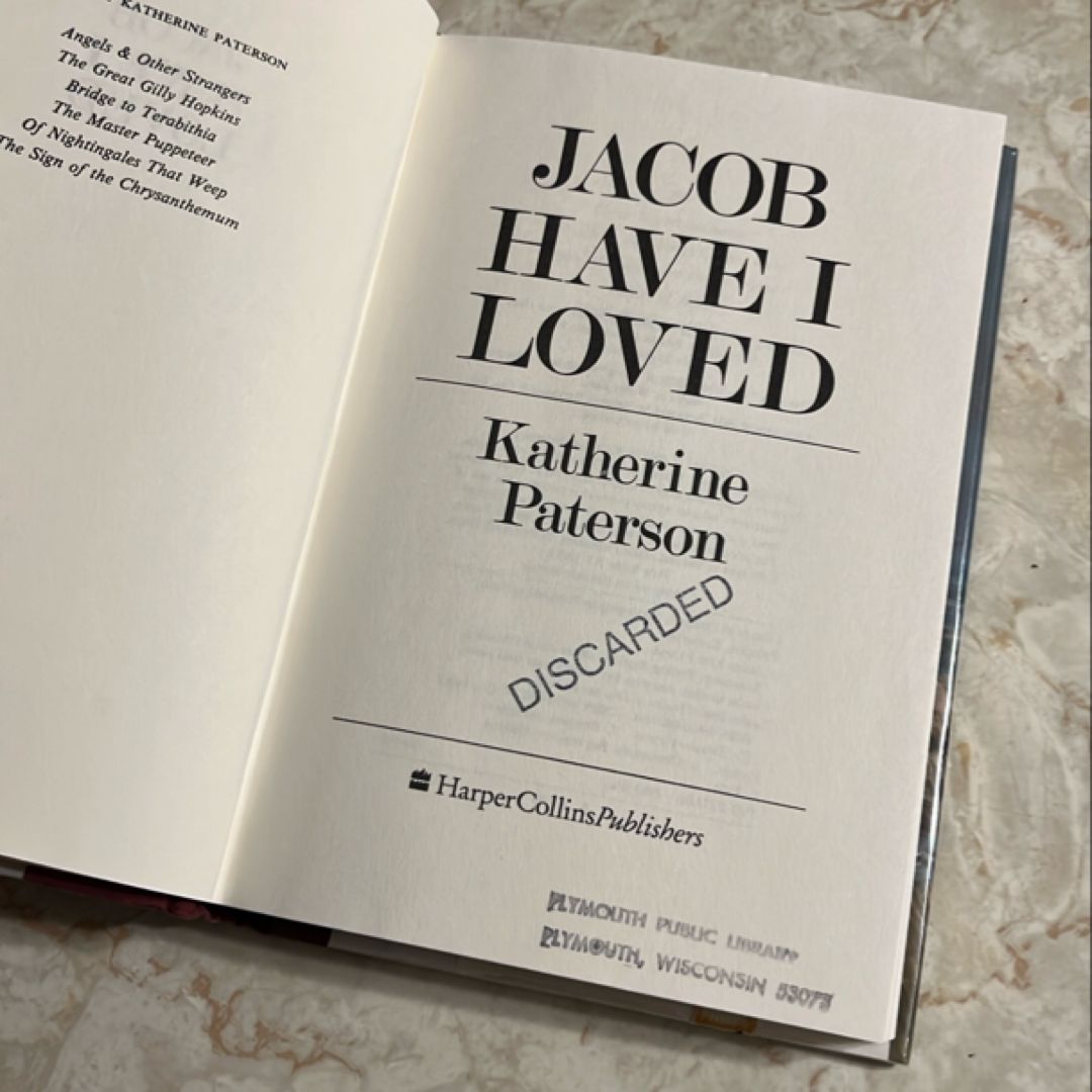 Jacob Have I Loved by Katherine Paterson