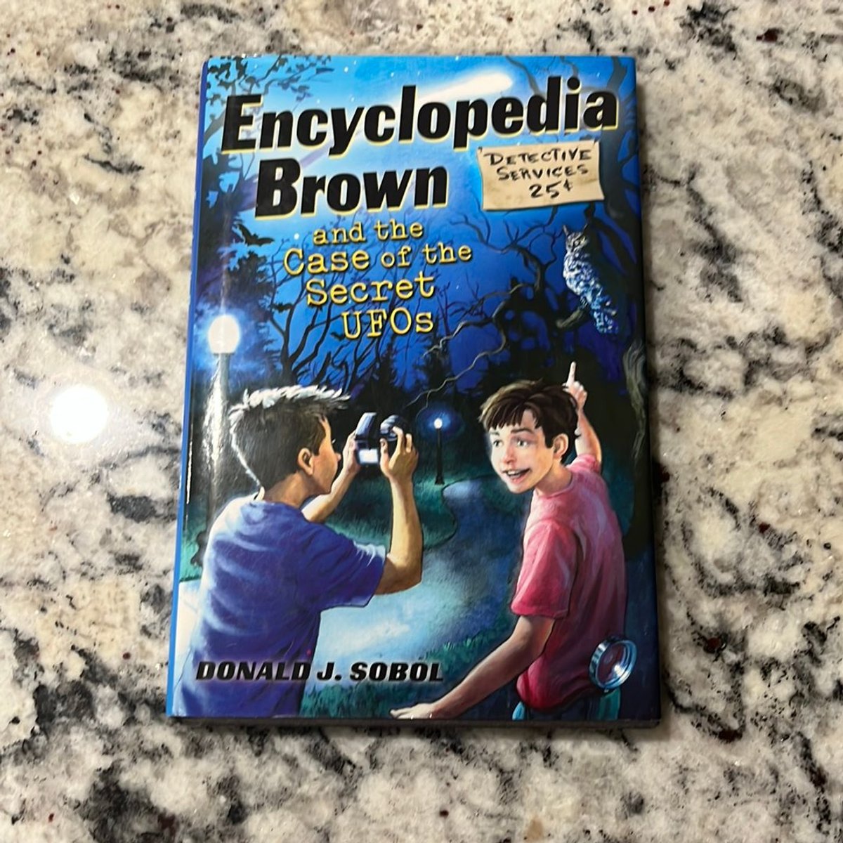 Encyclopedia Brown and the Case of the Secret UFOs by Donald J. Sobol