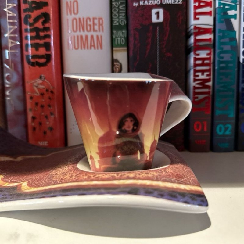 Litjoy Crate Daevabad Graphic Tea Cup and Carpet Saucer Set by Litjoy ...
