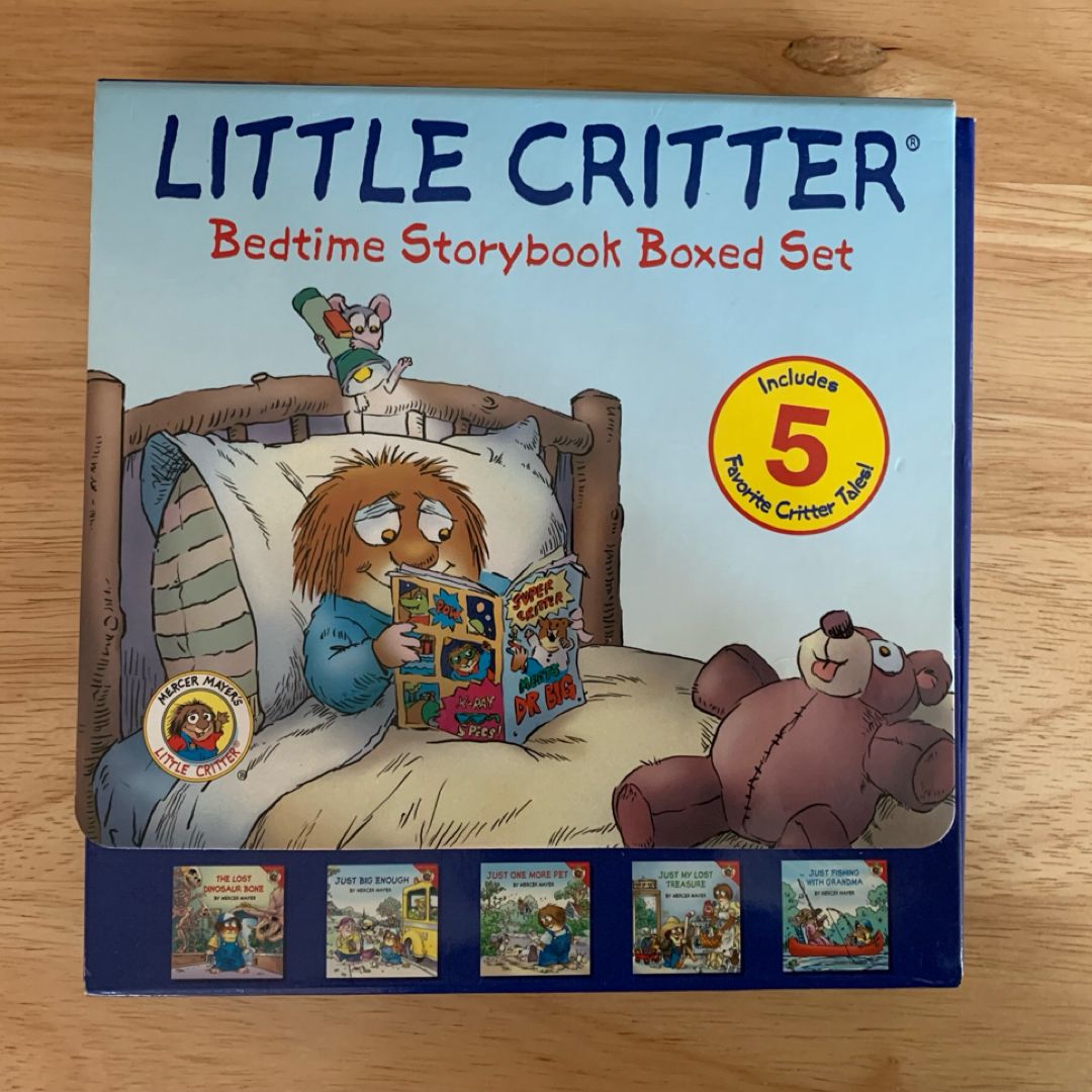 Little Critter Boxed Set Of 5 Bedtime Stories by Mercer Mayer, Vintage ...
