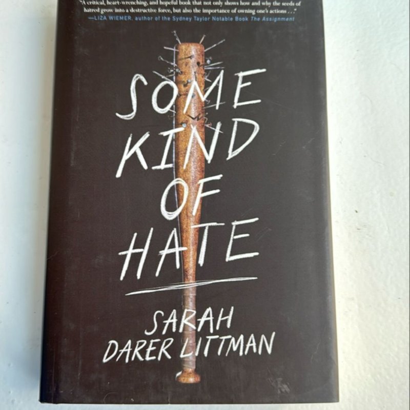 Some Kind of Hate by Sarah Darer Littman, Hardcover | Pangobooks