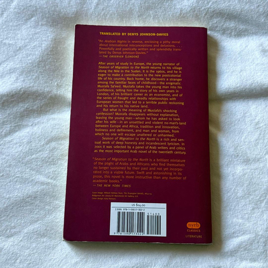 Season of Migration to the North by Tayeb Salih, Laila Lalami, Denys ...