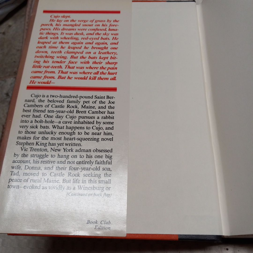 Cujo by Stephen King, Hardcover | Pangobooks