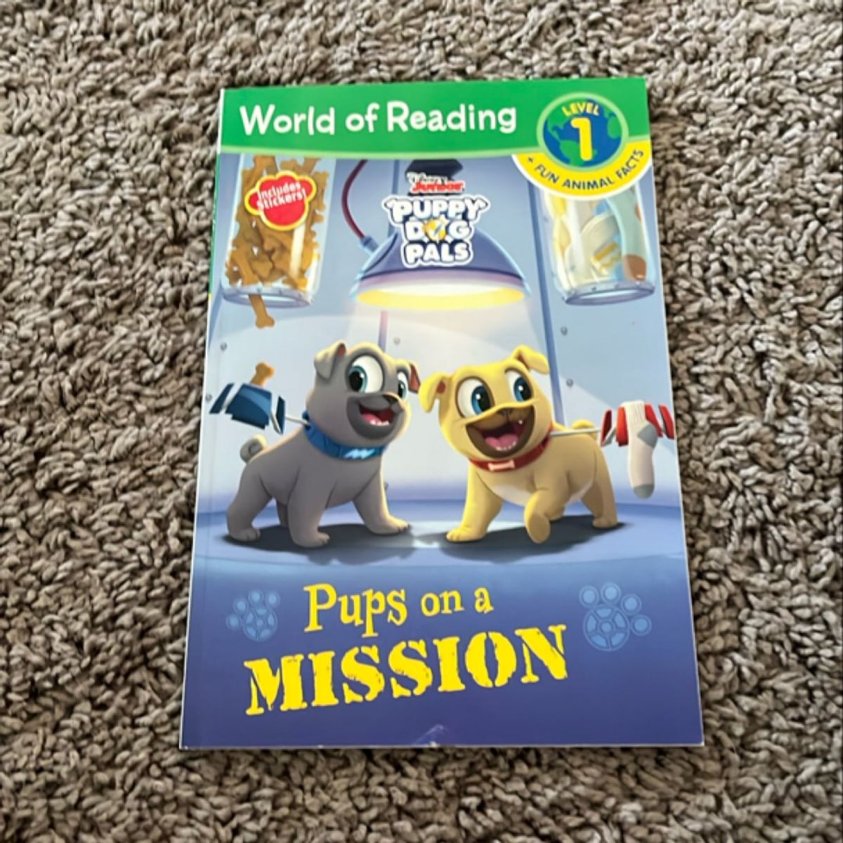 World of Reading: Puppy Dog Pals Pups on a Mission (Level 1 Reader Plus ...