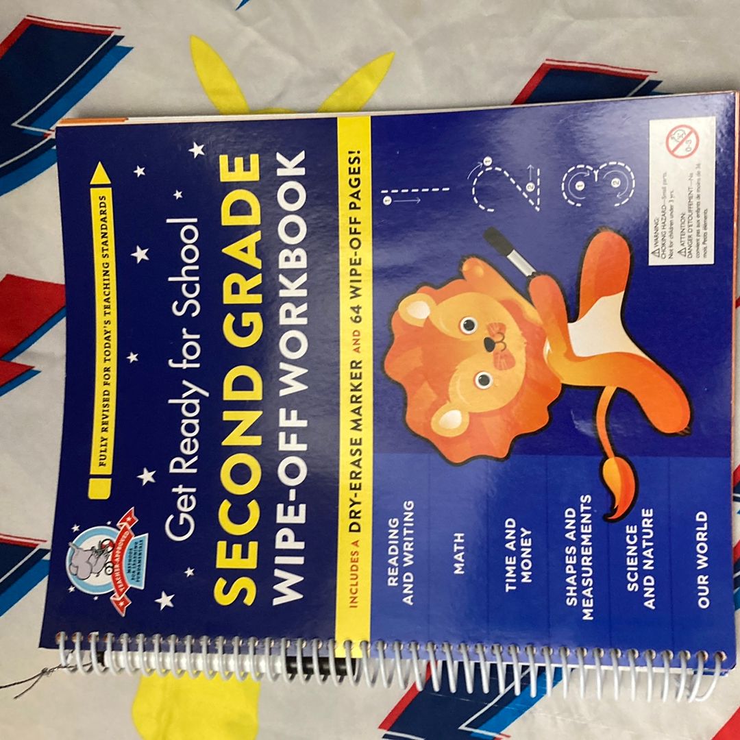 Get Ready for School: Second Grade Wipe-Off Workbook by Heather Stella