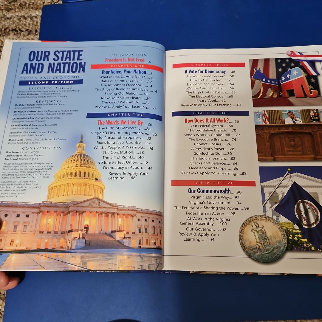 OUR STATE AND NATION: Civics and Economics 2nd Edition by Dr. Peter ...