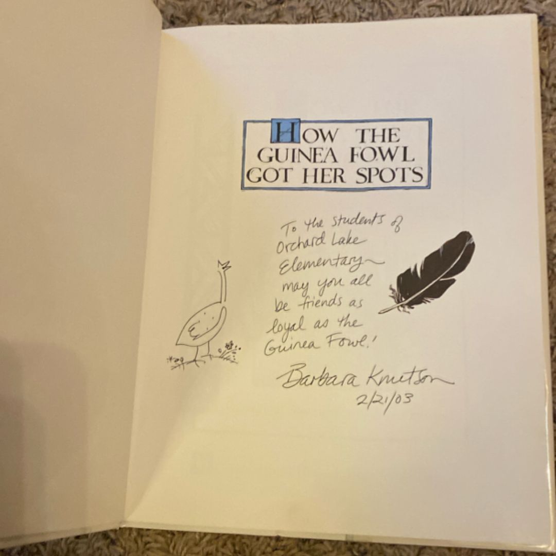 How the Guinea Fowl Got Her Spots by Barbara Knutson