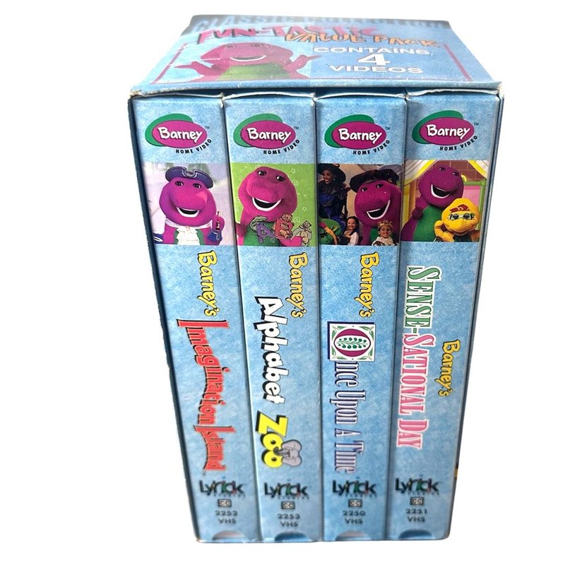 VTG Barney Fun-Tastic 4-Pack by Barney Dinosaur, Paperback | Pangobooks