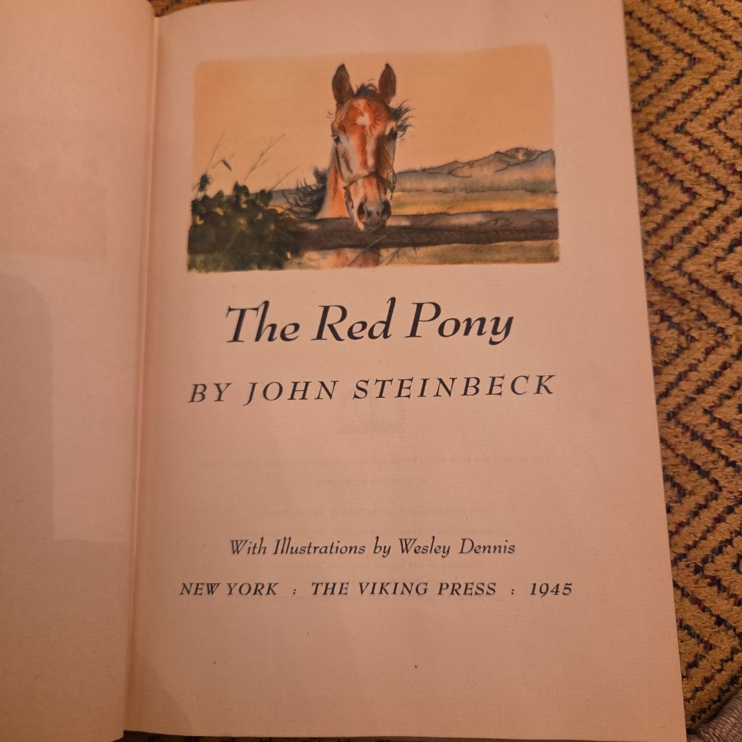 The Red Pony by John Steinbeck, Hardcover | Pangobooks