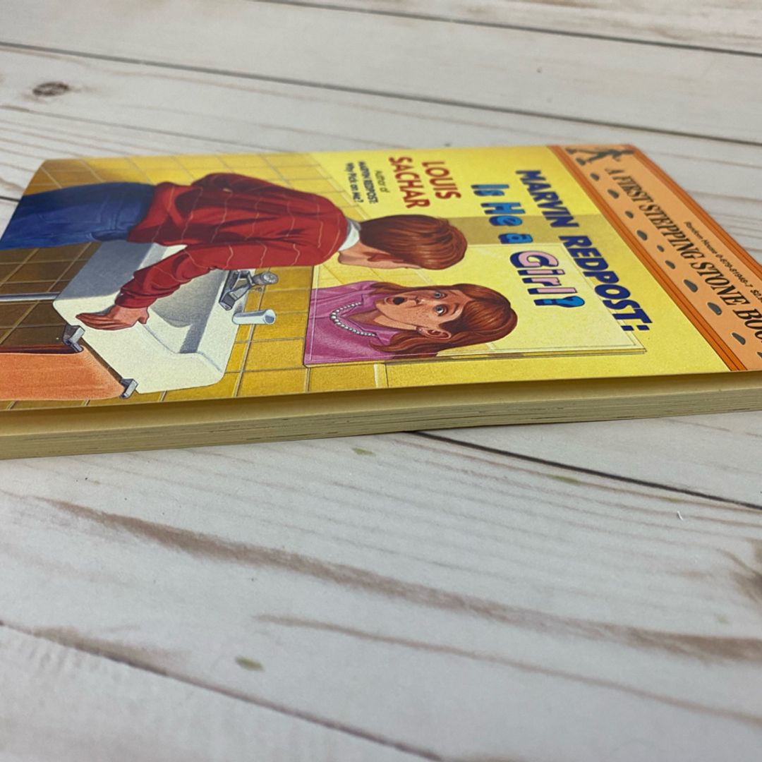 Marvin Redpost Is He a Girl? by Louis Sachar 1993 Paperback Book 90s ...