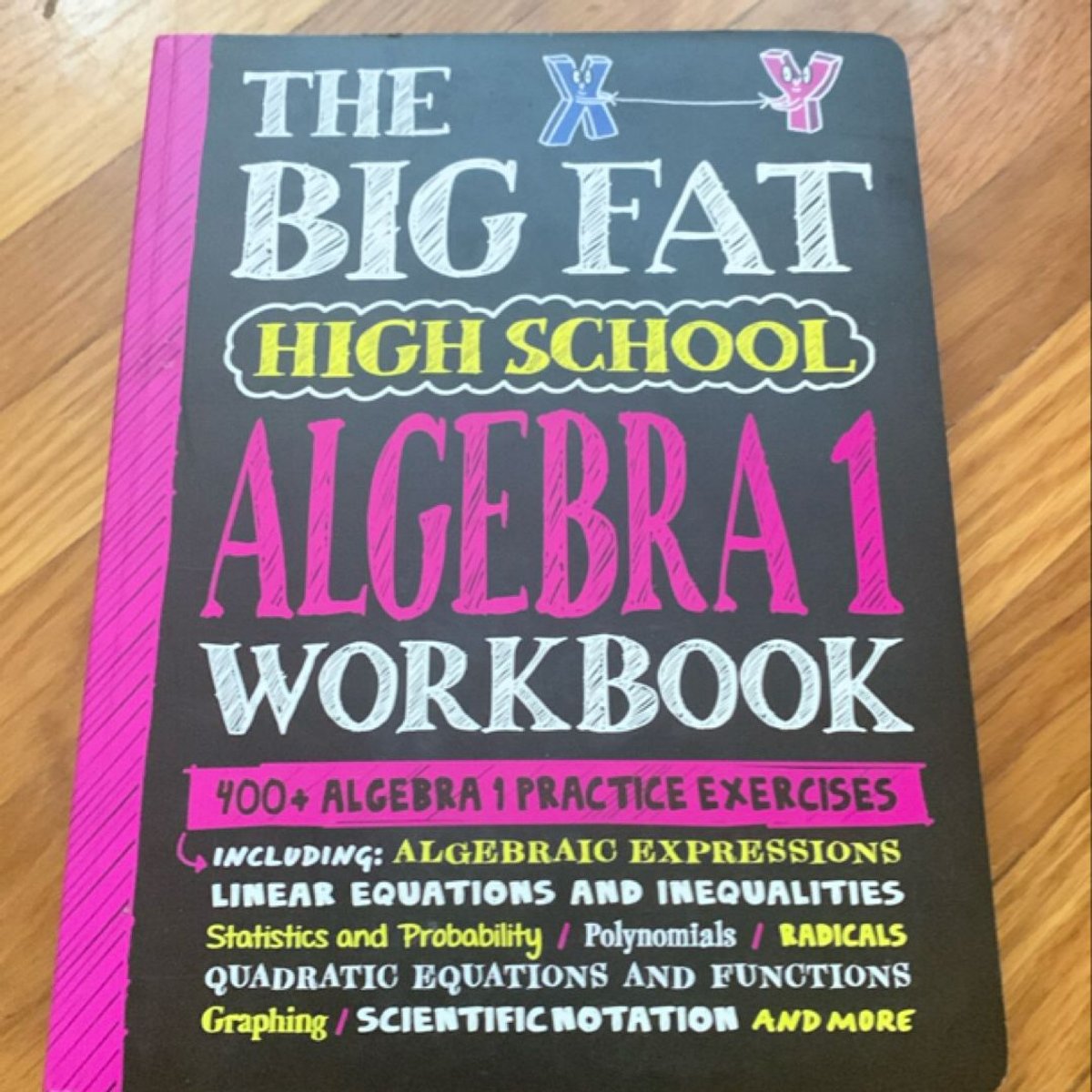 The Big Fat High School Algebra 1 Workbook by Workman Publishing