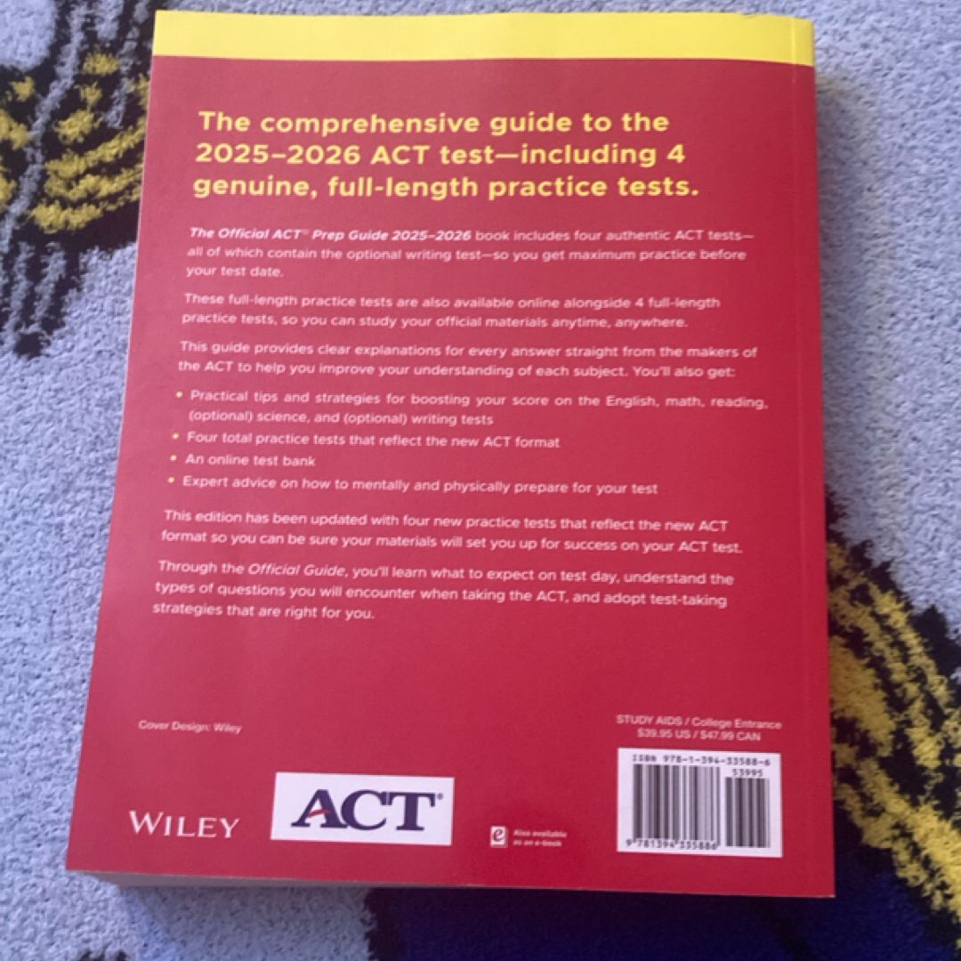 The Official ACT Prep Guide 2025 - 2026 by ACT
