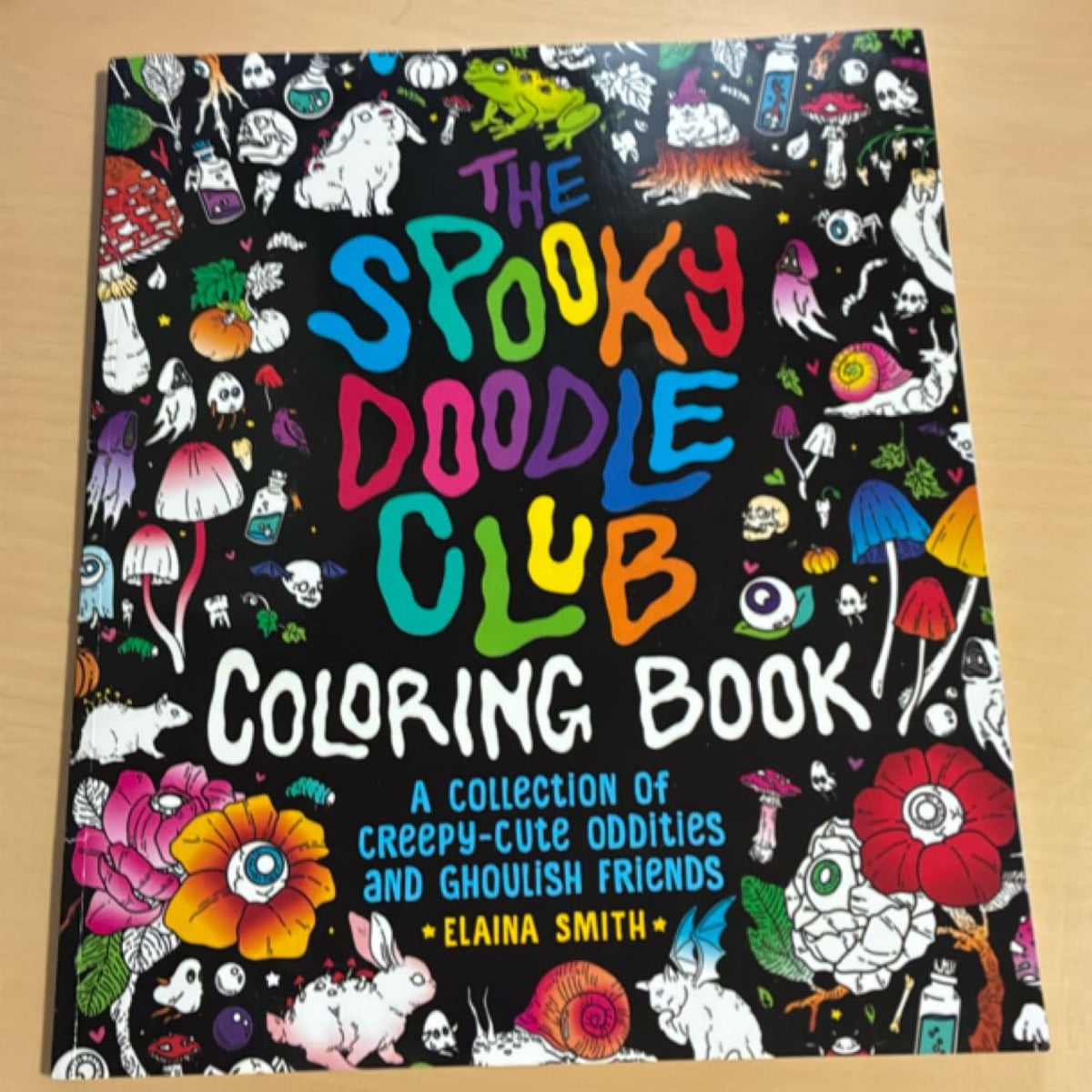 The Spooky Doodle Club Coloring Book by Elaina Smith