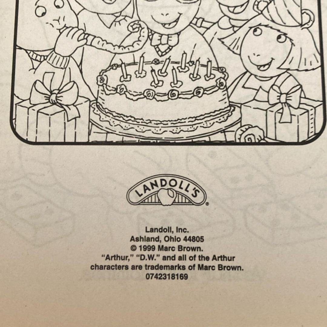 Arthur and Friends Coloring & Activity Book by Marc Brown