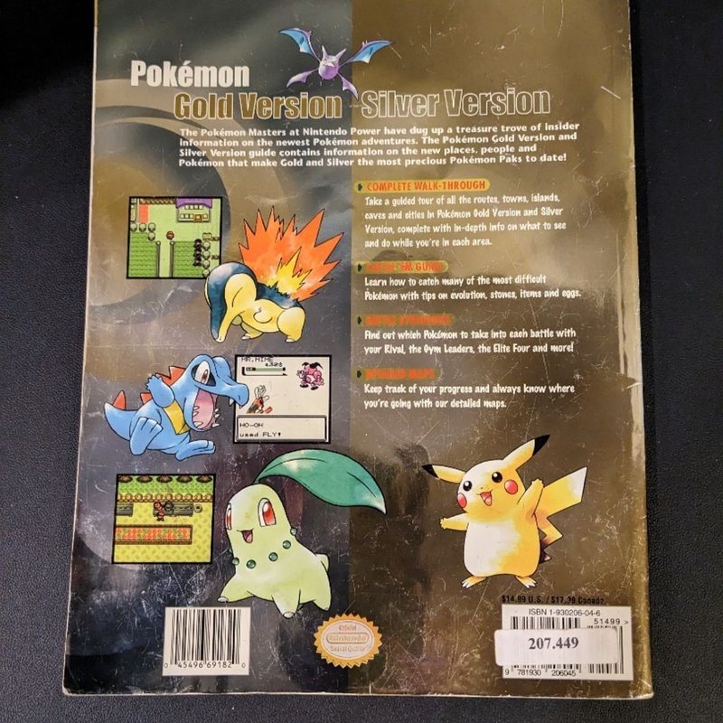 Official Nintendo Power Pokemon Gold Version And Silver Version Player