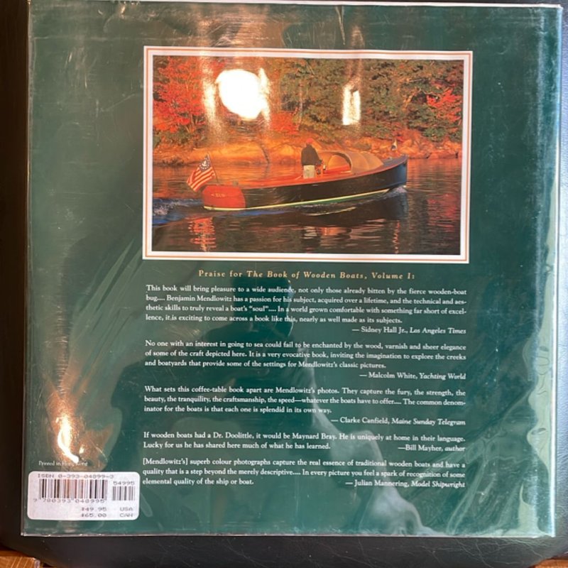 The Book of Wooden Boats by Benjamin Mendlowitz, Maynard Bray