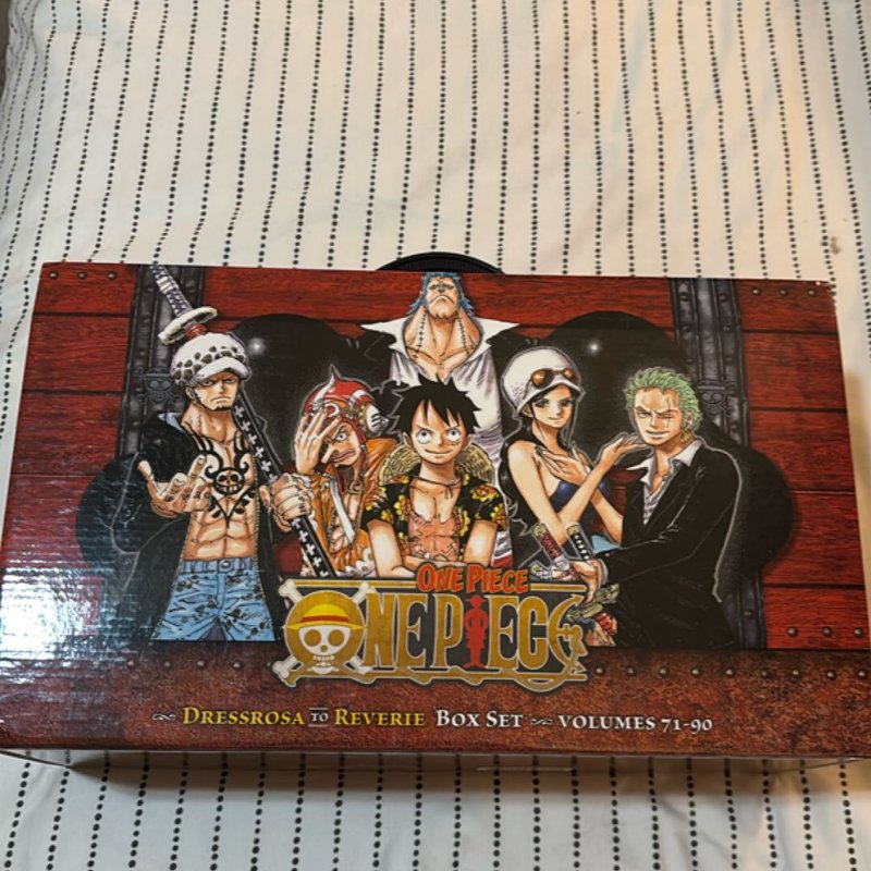 One Piece Box Set 4: Dressrosa to Reverie by Eiichiro Oda
