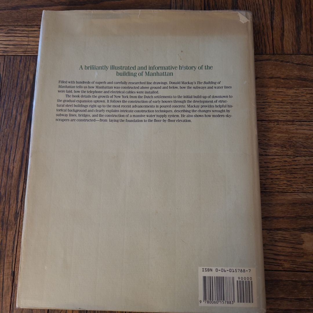 The Building of Manhattan by Donald A. Mackay
