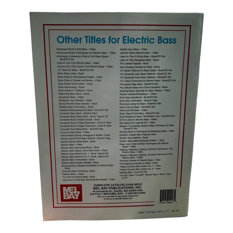 Electric Bass Method by Roger Filiberto, Paperback | Pangobooks