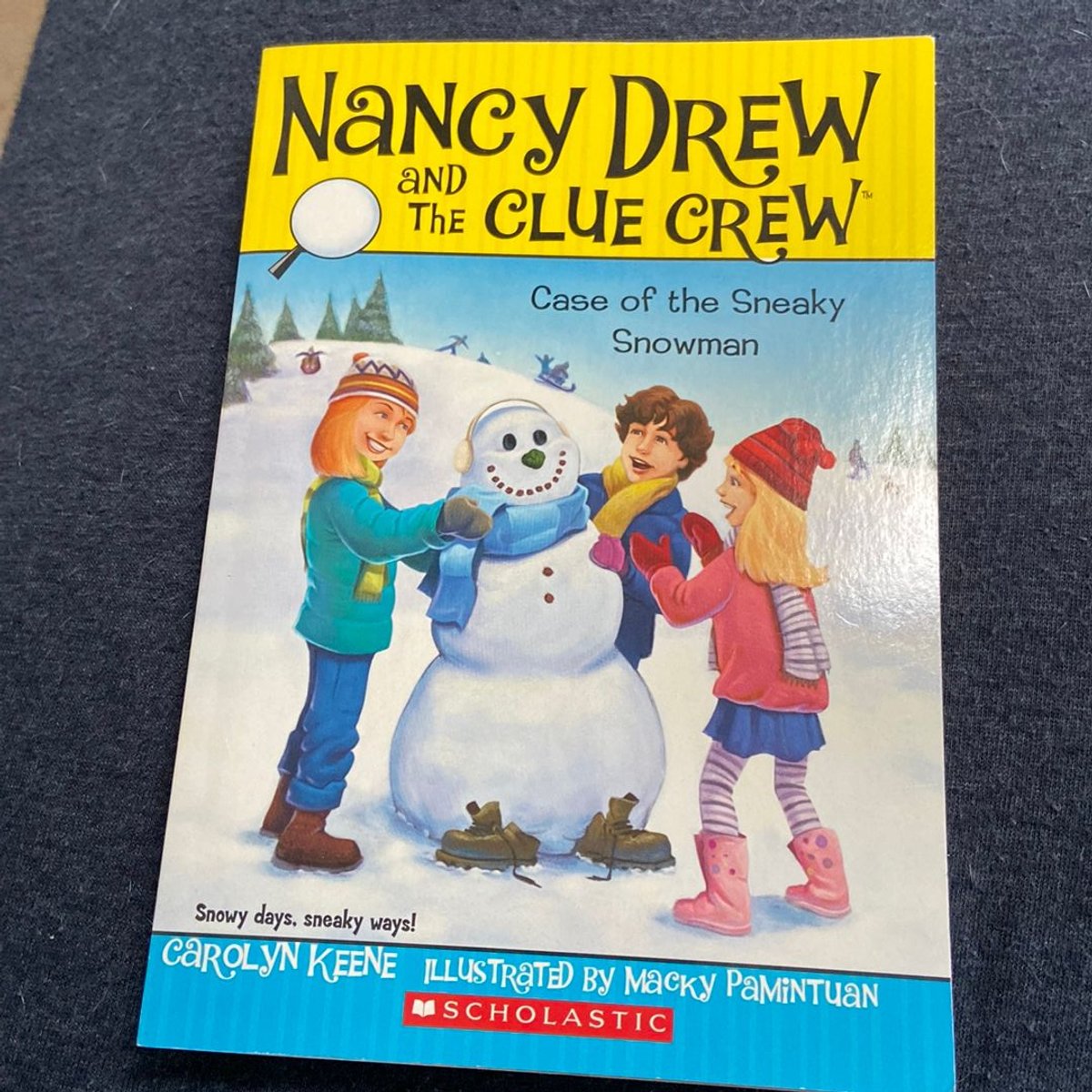 Case of the Sneaky Snowman by Macky Pamintuan, Carolyn Keene