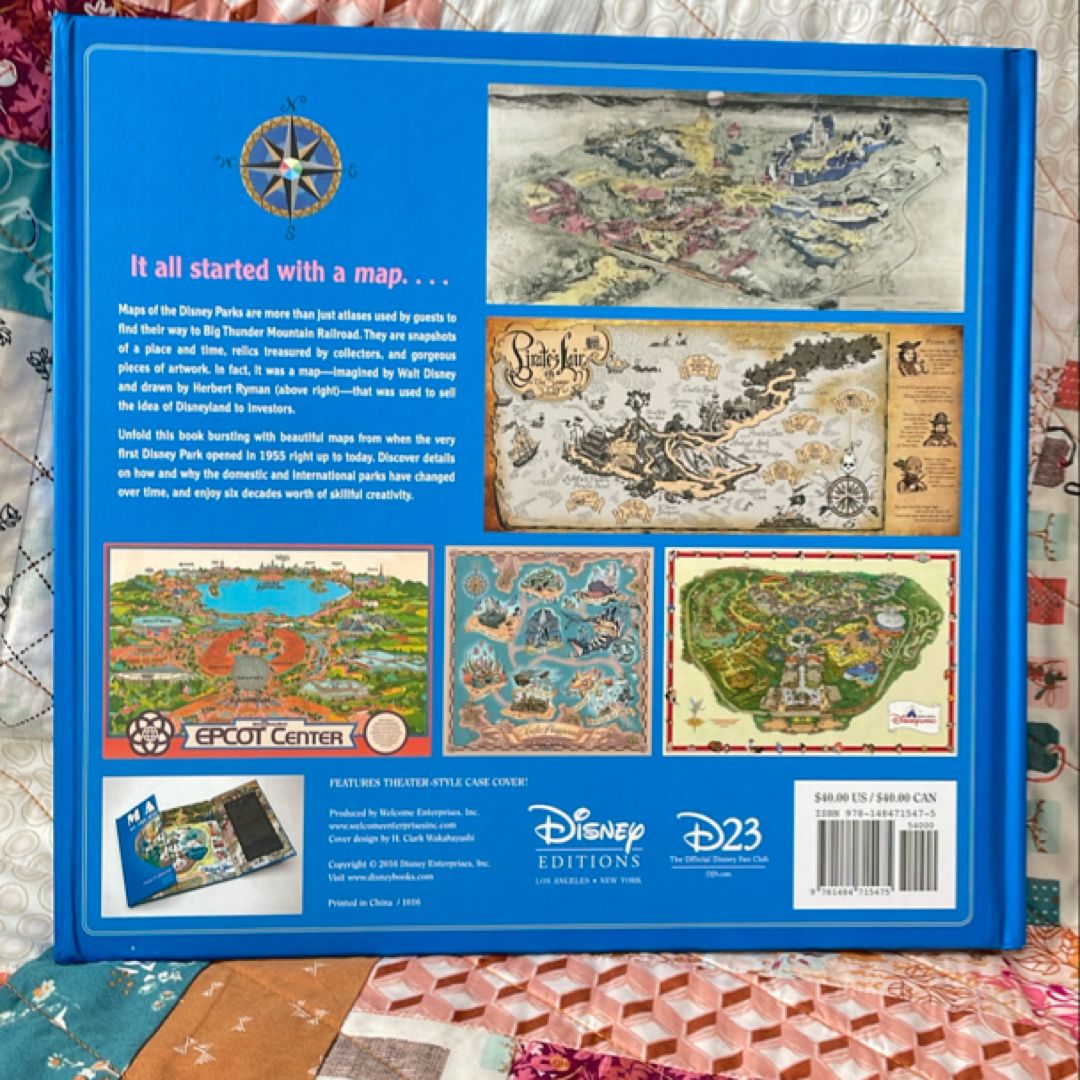 Maps of the Disney Parks by Vanessa Hunt