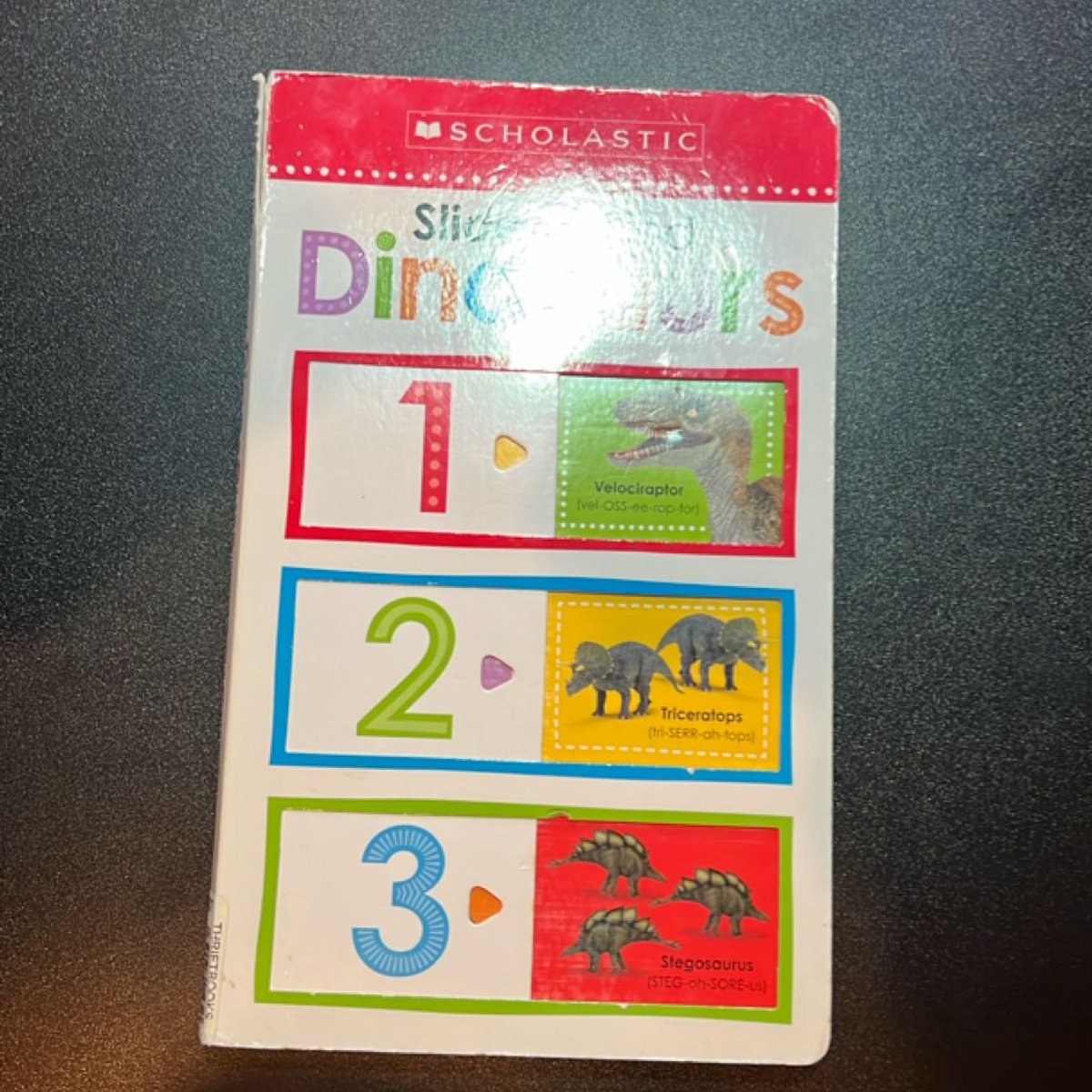 Dinosaurs 123: Scholastic Early Learners (Slide and Find) by Scholastic