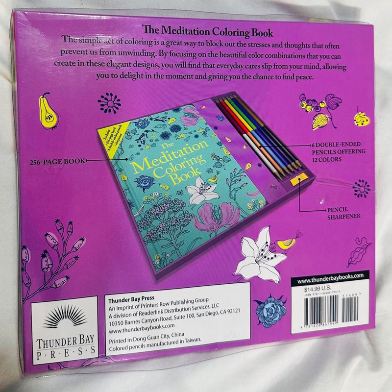 The Mindfulness Coloring Book by Editors of Thunder Bay Press