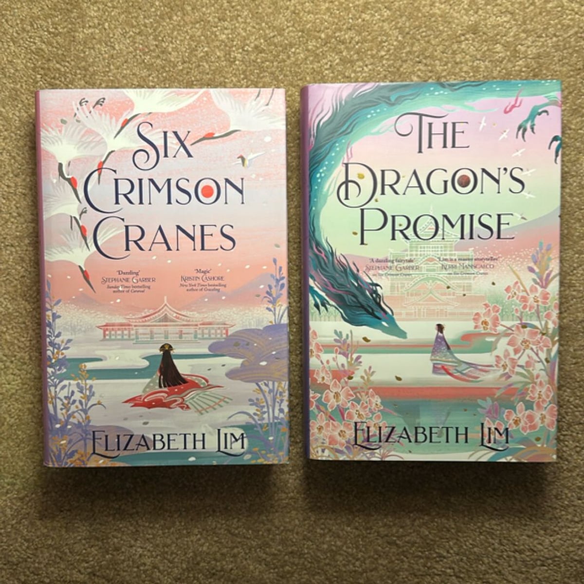 Six Crimson Cranes / The Dragon’s Promise by Elizabeth Lim, Hardcover ...