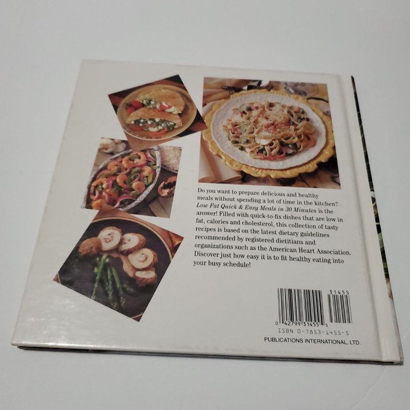 Low Fat Quick And Easy Meals In 30 minutes by Louis Weber Ceo ...