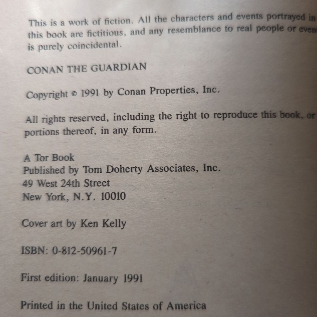 Conan the Guardian by Roland J. Green