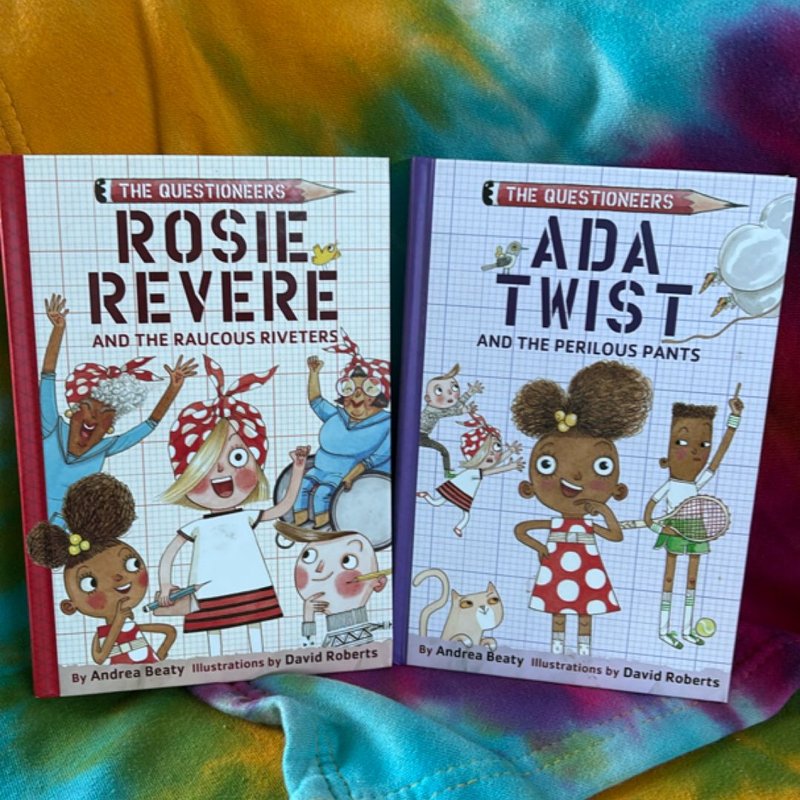 The Questioneers Books #1-4 by Andrea Beaty, Hardcover | Pangobooks